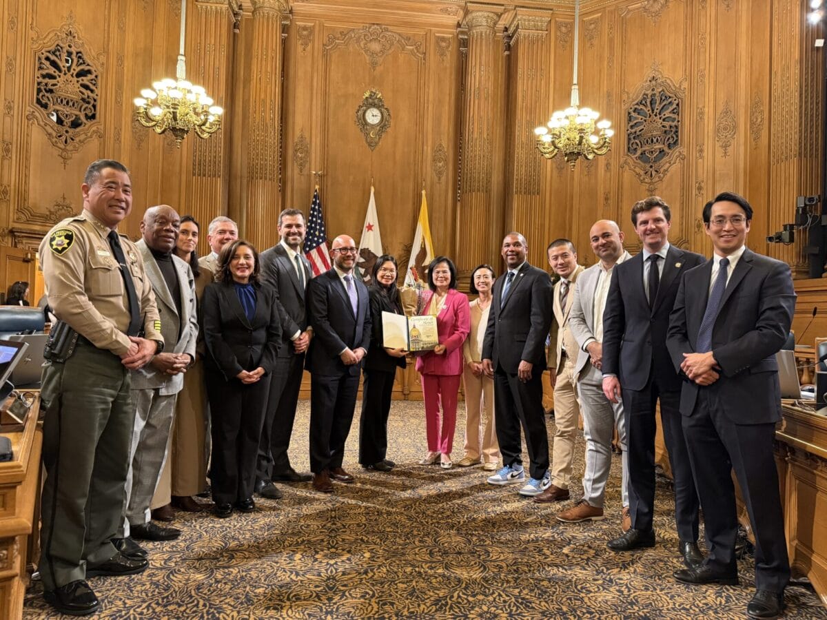 San Francisco Board of Supervisors Honors Dr. Jian Zhang with Certificate of Honor and declared ...